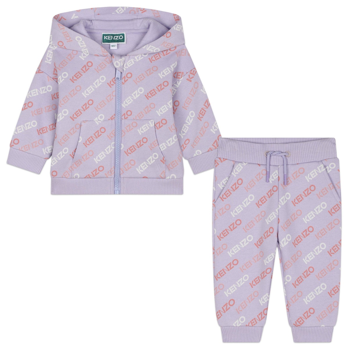 KENZO Logo Tracksuit Set SAVANNA